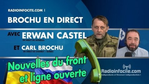 Erwan Castel et Marc Legrand, chez Carl Brochu, pour Radio Info Cité ...