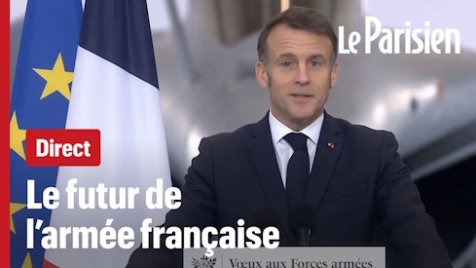 Macron en CHEF de GUERRE hausse le TON : il présente ses vœux aux ...