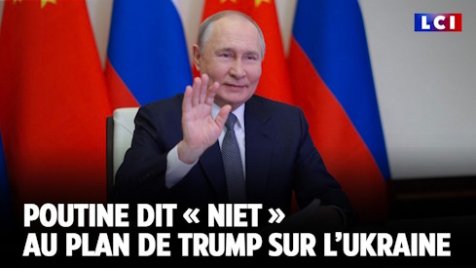 Poutine dit « niet » au plan de Trump sur l’Ukraine｜LCI 23 janv. 2025 ...